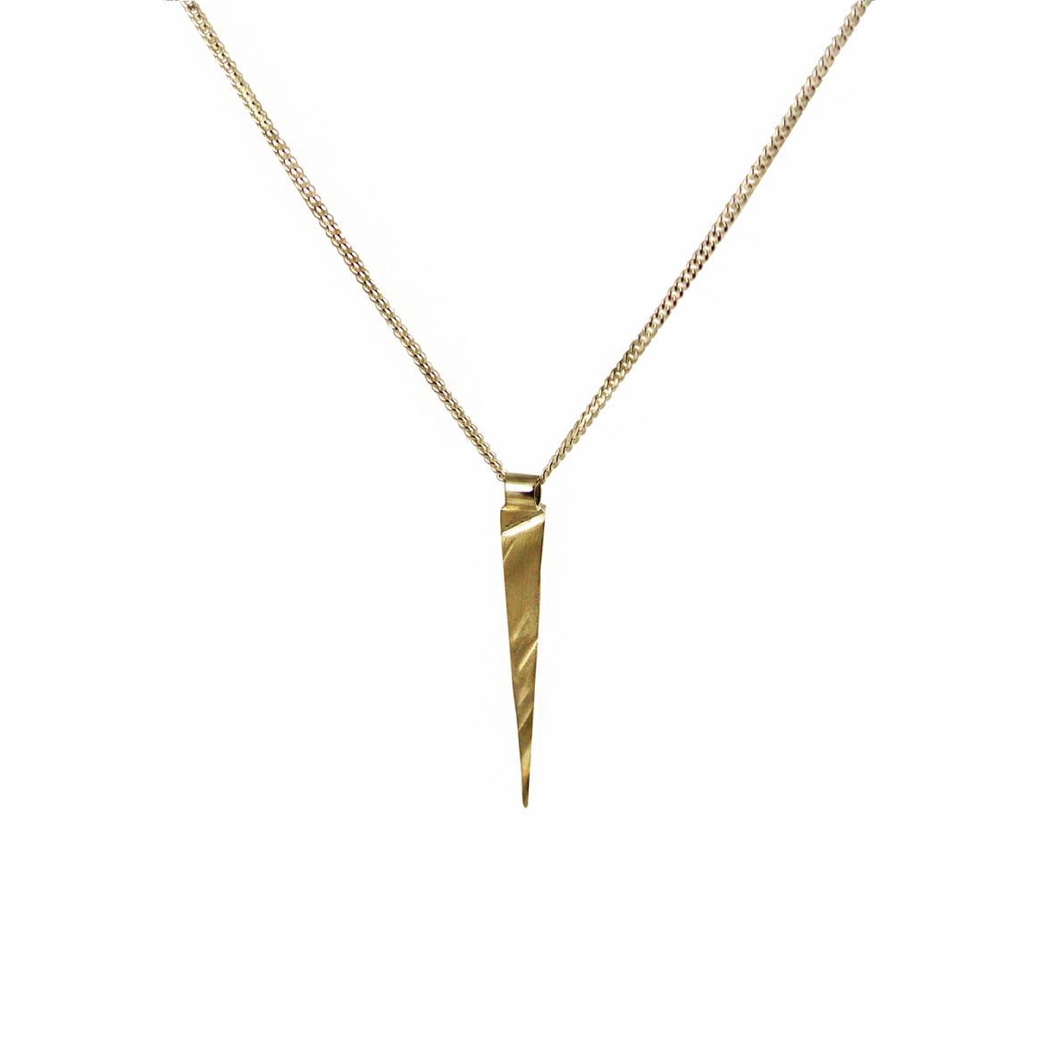 Stalactite Gold Pendant - Solid 9ct Gold - MARIA DORAI RAJ